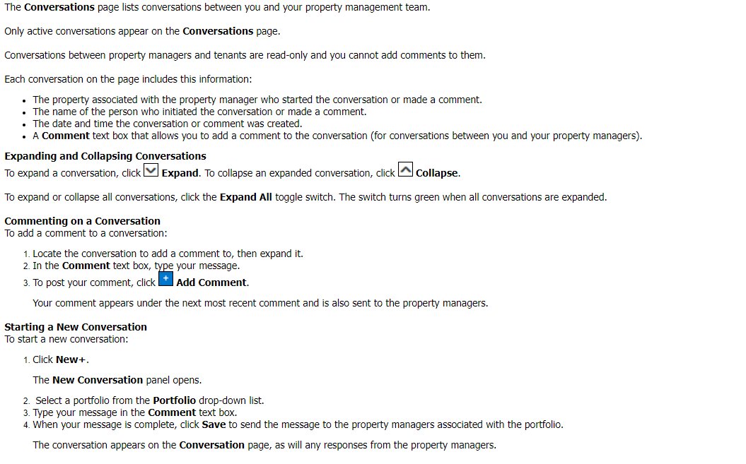 Using the Owner Portal