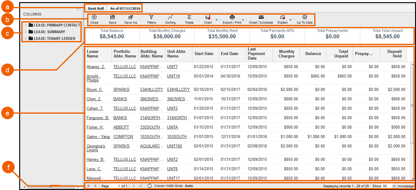 Working with Reports in Propertyware