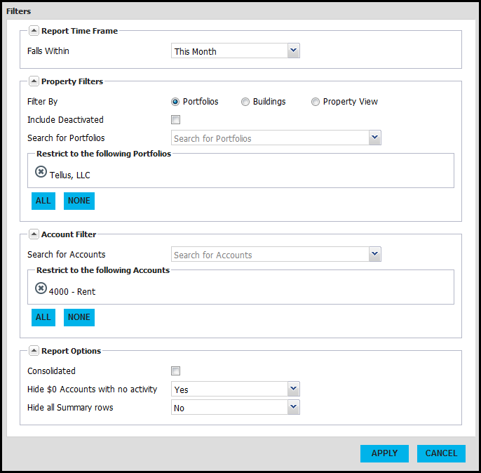 Working with Reports in Propertyware