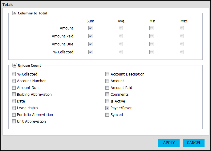 Working with Reports in Propertyware