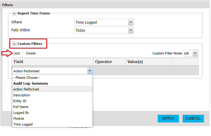How to Generate an Audit Log Report